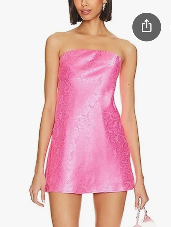 Show Me Your MuMu | Dresses | Show Me Your Mumu Bright Pink Satin Rose ...
